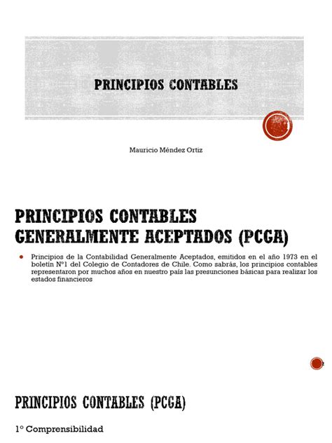 Principios Contables Pdf Contabilidad Business