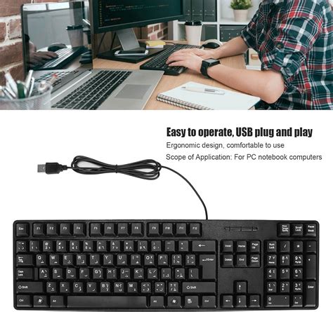 Zopsc Arabic And English Computer Keyboard Usb Wired India Ubuy