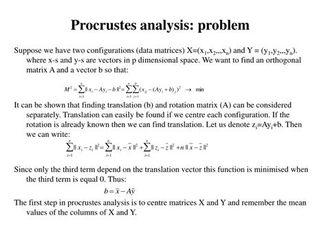 Ppt Procrustes Analysis Powerpoint Presentation Free Download Id492467