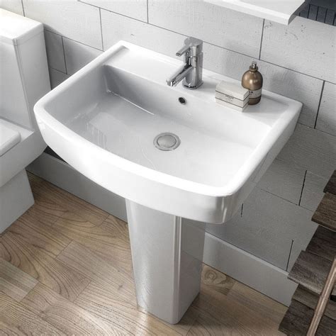 Brooklyn Modern Square Basin And Pedestal Victorian Uk