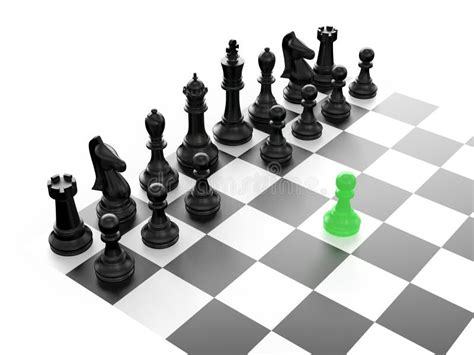 Black Chess Set Stock Illustration Illustration Of Aggression 29230504