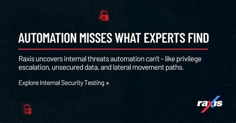 Automated Security Tools Cannot Detect Complex Insider Attack Paths And… Raxis