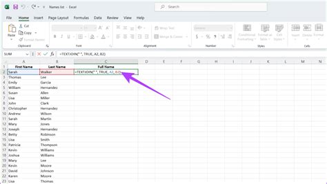6 Maneiras Principais De Combinar Nomes E Sobrenomes No Microsoft Excel