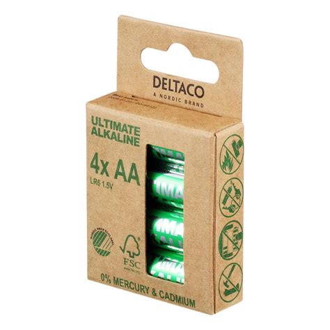 Deltaco Ultimate Alkaline Batterier Partyking