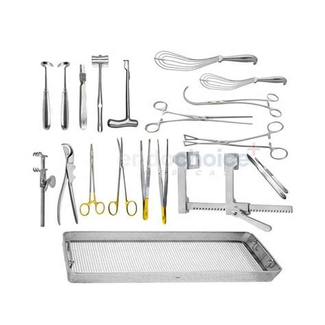 Surgical Grade Open Thoracotomy Set Stainless Steel Precision