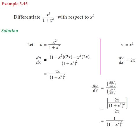 differentiation techniques formula solved example problems exercise