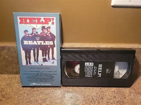 The Beatles Help ~ Vhs Tape Of 1965 Movie Mp 1342 In Hi Fi 1987 Issue