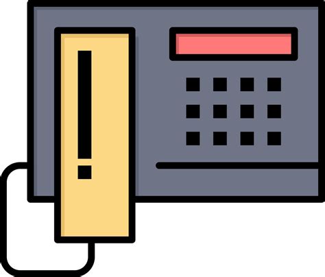 Telephone Phone Cell Hardware Flat Color Icon Vector Icon Banner Template 15345849 Vector Art At