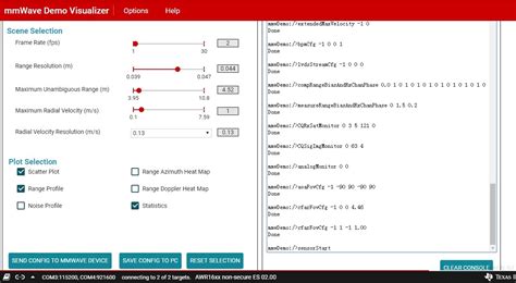 Awr1642boost Ods Config Are Successfully Sent To The Device But No