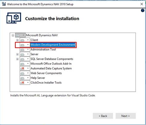 Al Installing Al With Microsoft Dynamics Nav