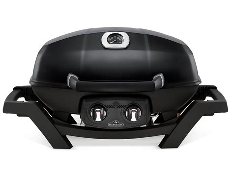 Barbecue Gaz Portatif Napoléon Travel Q Pro285 Noir Avec 2 Brûleurs