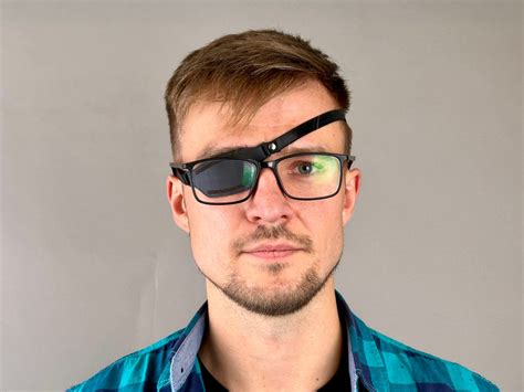 Leather Eye Patch Eye Patch Man Eye Patch Woman Eye Patch Brown Eye