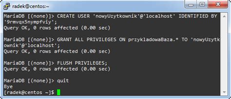 Jak W Mysql Stworzy U Ytkownika I Nada Mu Prawa Do Bazy Danych Techniczny Net