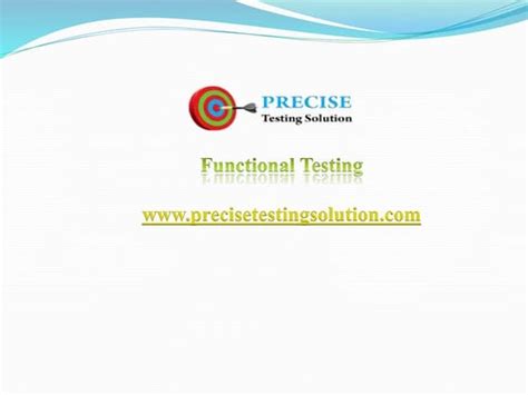 functional test pdf