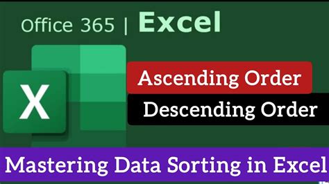 Mastering Data Sorting In Excel A Comprehensive Guide Arrange Data In Ascending Descending