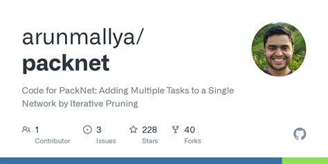 github arunmallya packnet code for packnet adding multiple tasks to