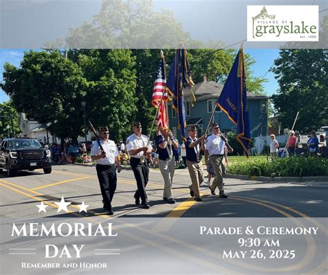Memorial Day Parade And Ceremony — Grayslake Village Center