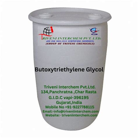 Triethylene Glycol Monobutyl Ether Purity 99 Min At ₹ 225 Litre In Valsad