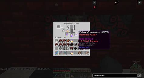 How To Make A Splash Potion Of Weakness In Minecraft To Create A Potion Of Weakness You