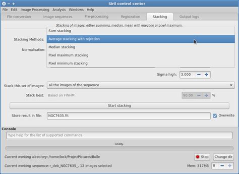 File Siril Stacking Screen Png Freeastro