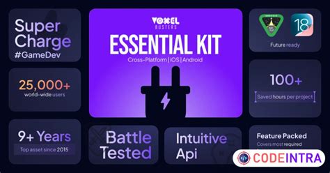 Essential Kit Mobile IOS Android Integration Unity Assets Codeintra