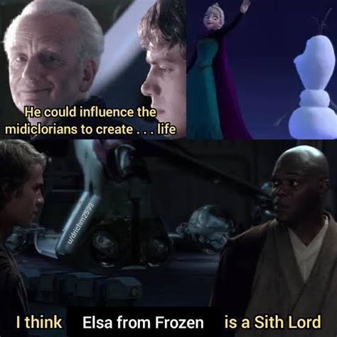 Tragedy Of Elsa The Cold R Starwarsmemes