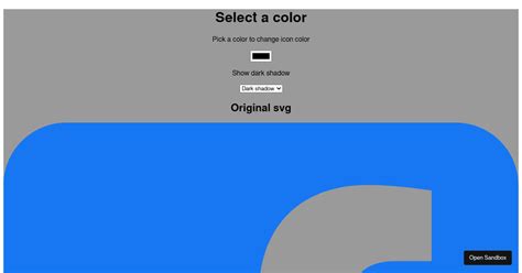 svg icon color with hex to css filter forked codesandbox