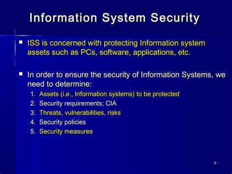 Information System Security Lecture 1 Ppt