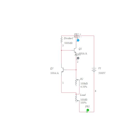 Constant Current Circuit Multisim Live
