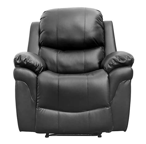 Madison Bonded Leather Recliner Armchair Sofa Home Lounge Chair