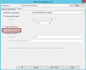The Truth About Sql Server Backup Verification Using The Gui Learn Sql Server High
