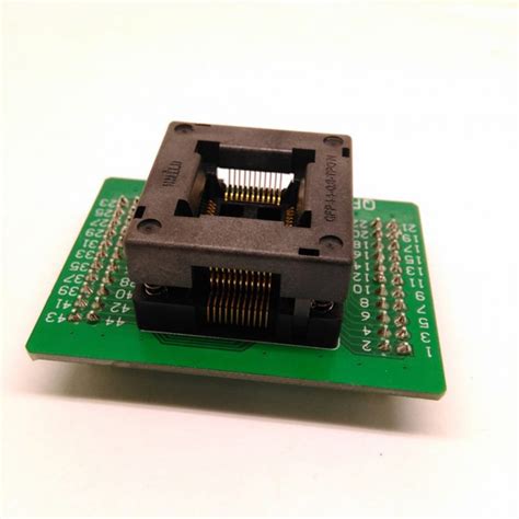 Ic Sockel Programmier Adapter Smd Tqfp44 Qfp44 Lqfp44 08mm Auf Dip44 2