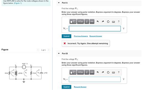 Solved Use Matlab To Solve For The Node Voltages Shown In