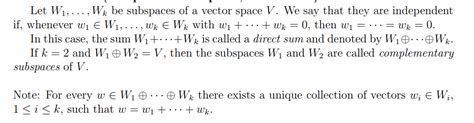 Solved Linear Algebra Problem Given The Below Prove If Chegg