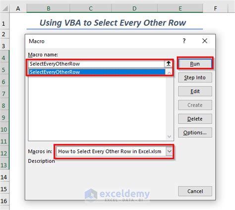 How To Select Every Other Row In Excel Easy Methods