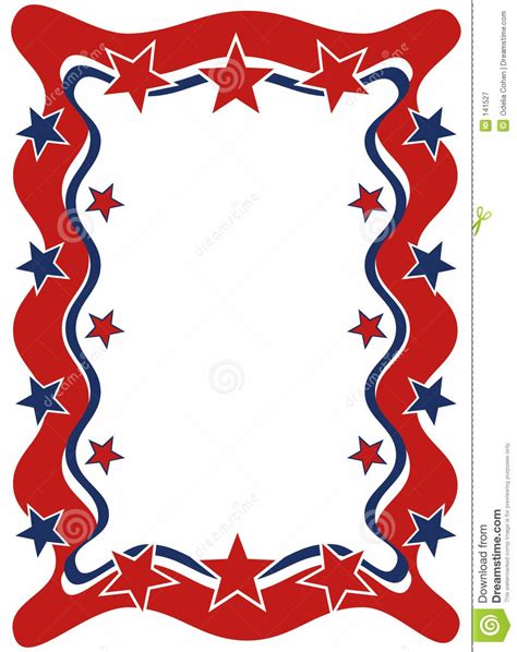 July Border Clipart