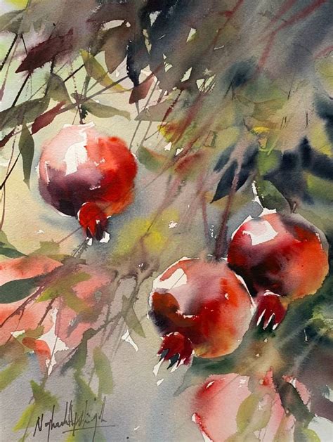 Persian Pomegranate Art