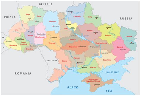 Map Of Ukraine