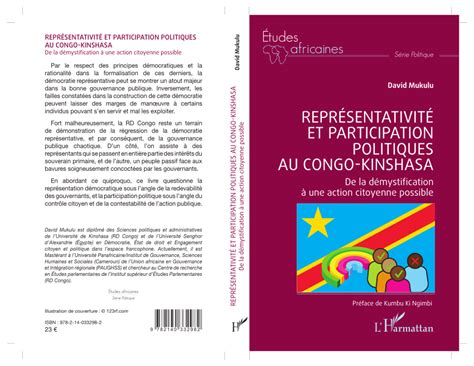 Pdf ReprÉsentativitÉ Et Participation Politiques Au Congo Kinshasa De