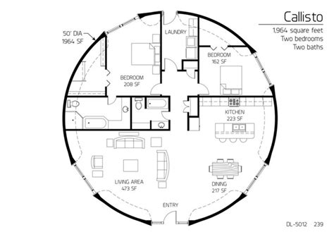Monolithic Dome Home Floor Plans House Plan