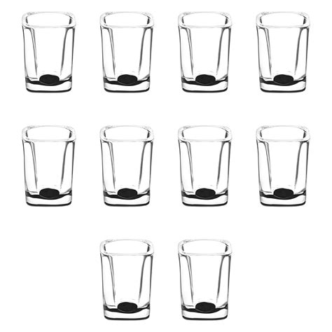 Square Shot Glasses By Arc 2 Oz Set Of 10 Bulk Pack Great For