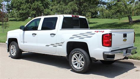 2000 2015 Chevy Silverado Gmc Sierra Checker Vinyl Graphics Decals