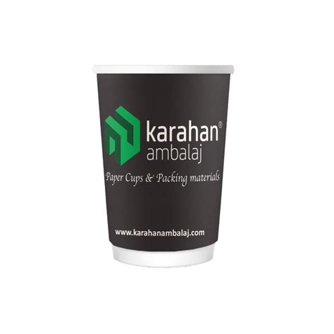 14 Oz Double Wall Karton Bardak Karahan Ambalaj
