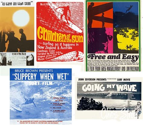 60s Surf Movie Posters Chris Stroh Photos