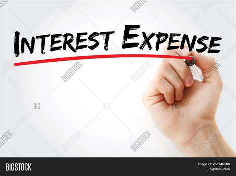Interest Expense Image And Photo Free Trial Bigstock