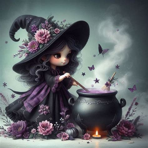 Cards Graphics Free To Use For Business Or Pleasure Small Witches Twinkie Moon Etsy