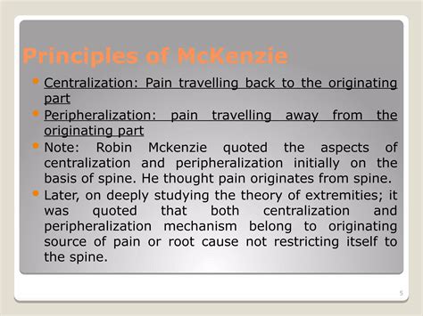 Meckenzie Approach Pdf