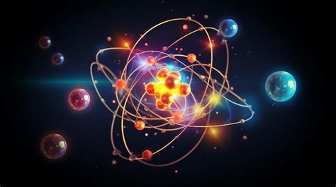 Premium Ai Image Atomic Bonds Photo