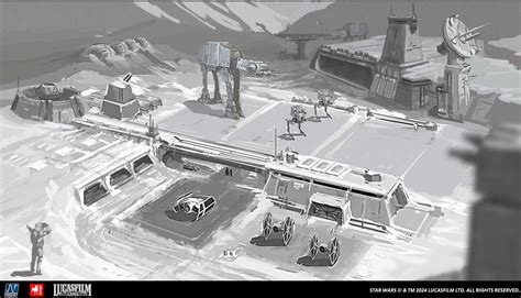 Artstation Empire Base On Hoth Giu Grassi Star Wars Ships Star