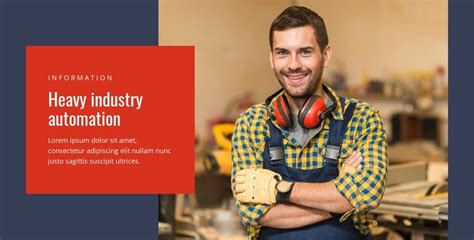 haevy industry automation css template by nicepage